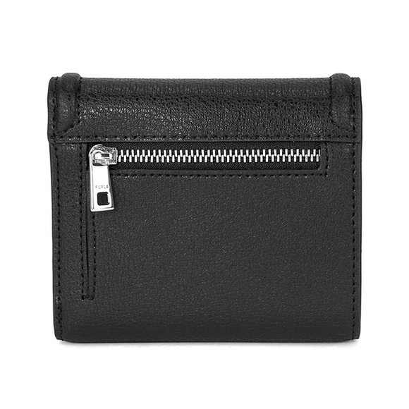 Furla | Bags | Furla Black Trifold Villa Wallet | Poshmark